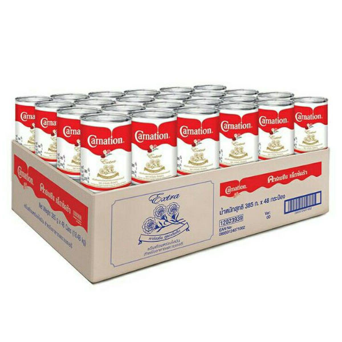 CARNATION EXTRA BRAND EVAPORATED CREAMER FOR COOKING AND BAKERY 385 ML
