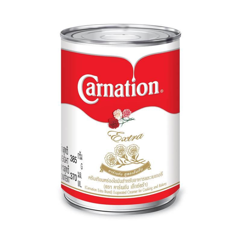 CARNATION EXTRA BRAND EVAPORATED CREAMER FOR COOKING AND BAKERY 385 ML